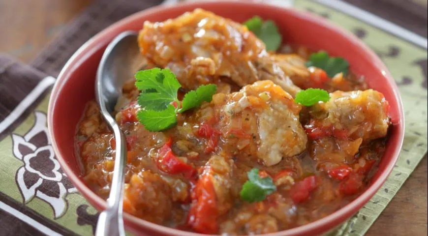 Чахохбили из курицы, пошаговый рецепт с фото на 565 ккал