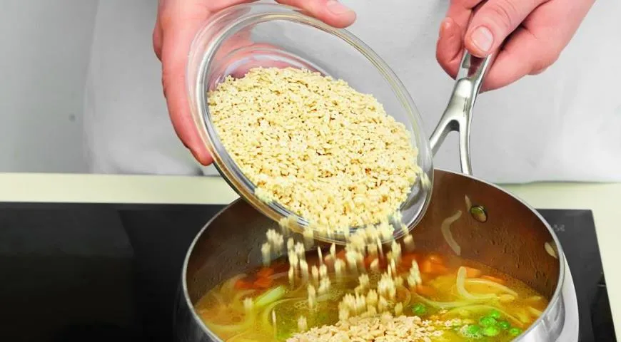 Овощной суп с мелкой пастой, пошаговый рецепт с фото