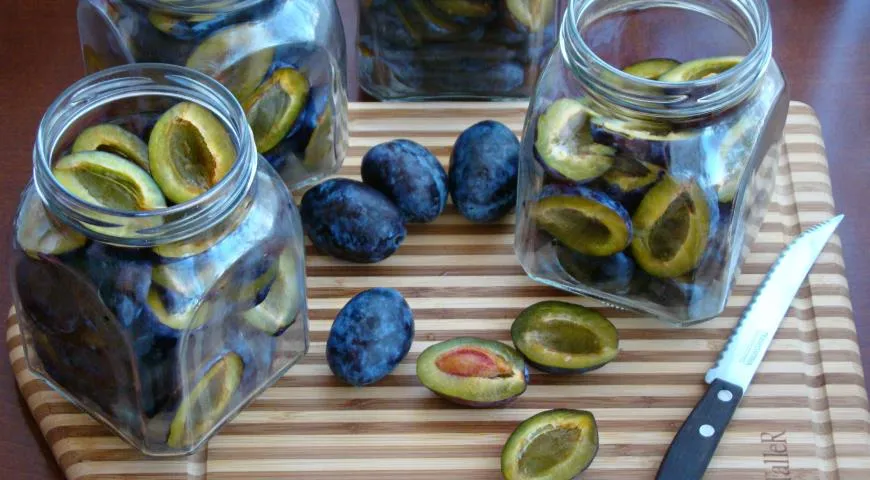 Маринованные сливы, пошаговый рецепт с фото от автора Наталья