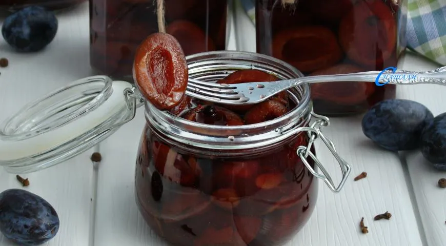 Маринованные сливы, пошаговый рецепт с фото от автора Наталья